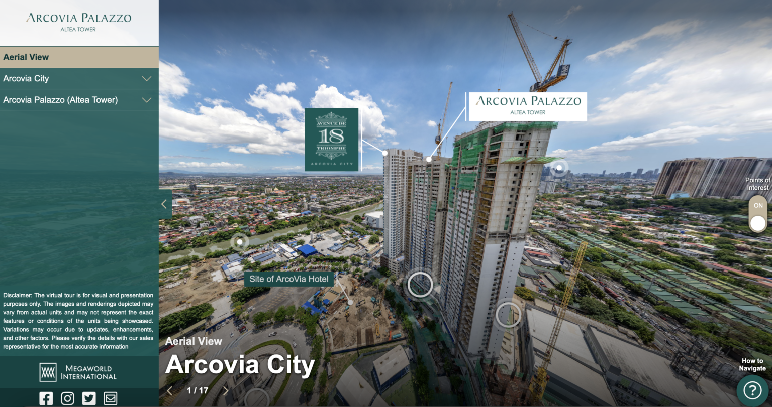 Megaworld International unveils enhanced 360 walkthrough for ArcoVia City